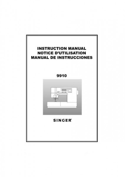 Singer Instruction Manuals