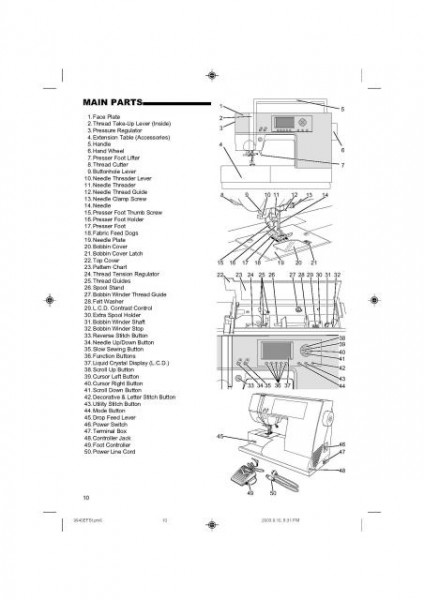 Singer 9940 Quantum Sewing Machine Instruction Manual