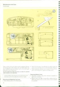 Singer 740 Sewing Machine Instruction Manual