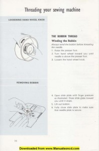 Singer 522 Sewing Machine Instruction Manual