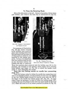 Singer 201 - 1200 Sewing Machine Service Manual