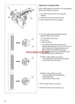 Janome 204D Serger Sewing Machine Instruction Manual