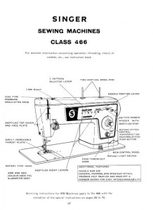 Singer 400 Series Service And Repair Sewing Machine Manual