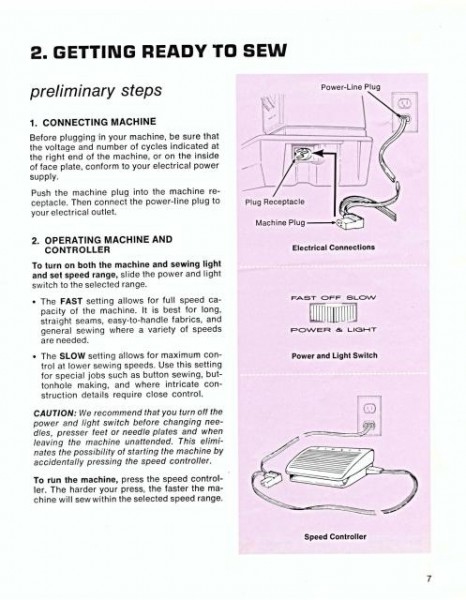 Singer 776 Stylist Sewing Machine Instruction Manual