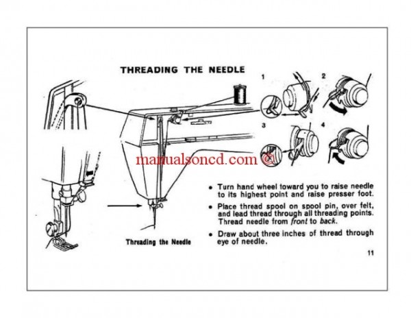 Singer 353 - 354 Genie Sewing Machine Instruction Manual