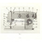 Elgin Model 2468 Sewing Machine Instruction Manual
